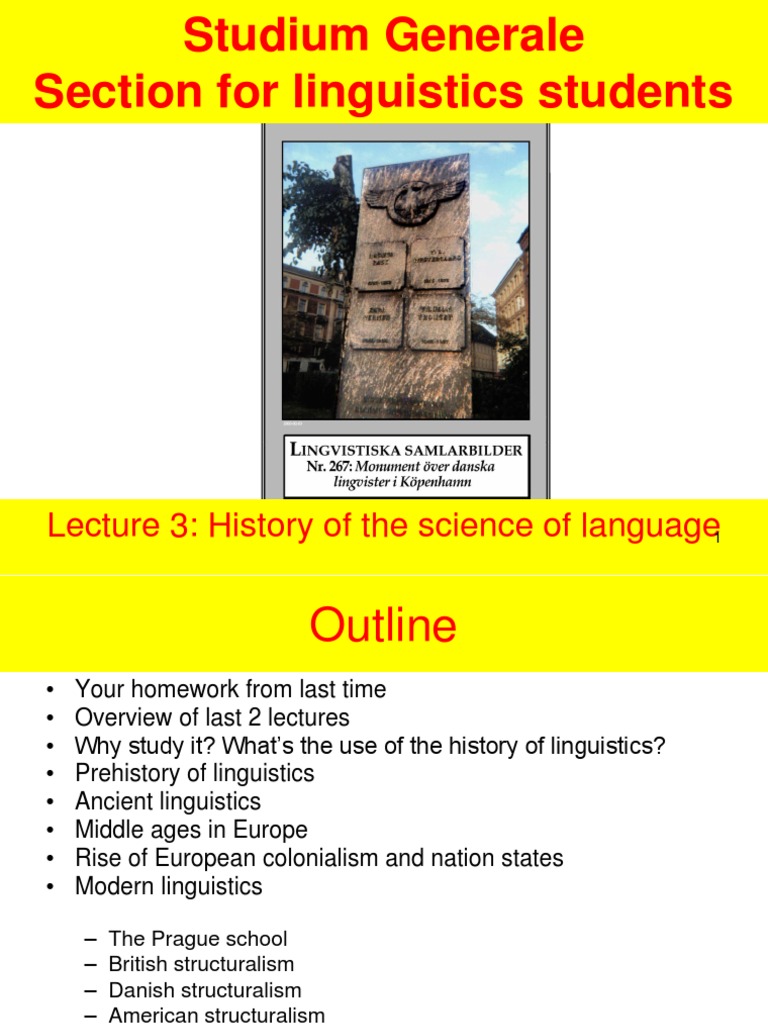 History of Linguistics | Phonology | Linguistics