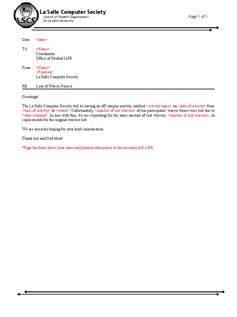 Memo For Lost Waivers | PDF | Career & Growth | Teaching Methods ...