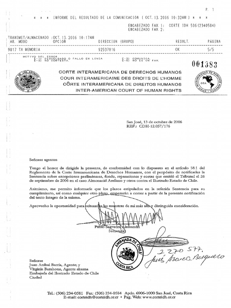 Sent Notif 17 | PDF | Derechos humanos | Informática y tecnología de la ...
