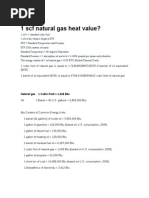 Natural Gas Conversion Chart | PDF