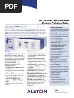 MiCOM P127 Relay: Overcurrent & Earth Fault Protection | PDF | Power (Physics) | Electrical ...