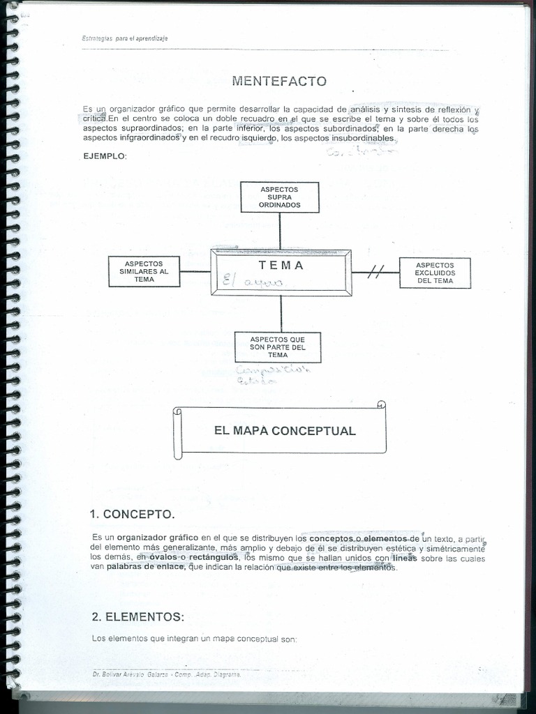 Guia para Elaborar Mapa Conceptual | PDF