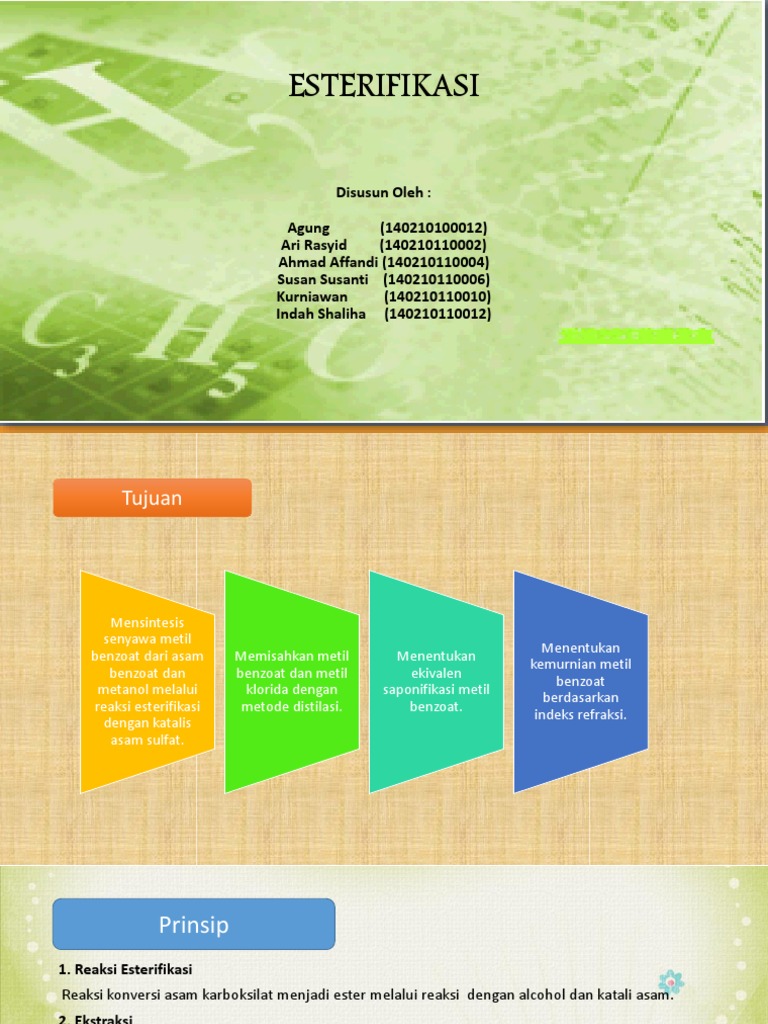 Esterifikasi Metil Benzoat | PDF