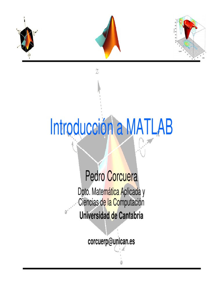 Matlab Intro Download Grátis Pdf Spline Matemáticas Matriz Matemáticas 