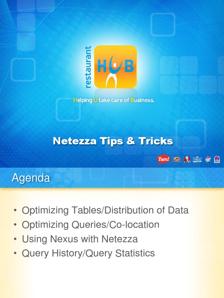 Netezza Tips and Tricks | PDF | Table (Database) | Data