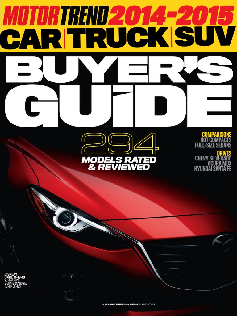 Motor Trend New Car Buyer 27s Guide 2014 | PDF | Fuel Economy In ...