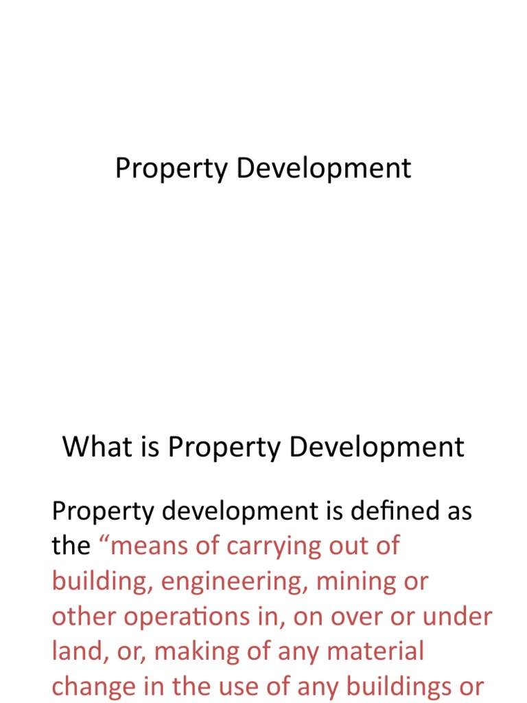 Understanding Property Development Basics | PDF | Property | Apartment