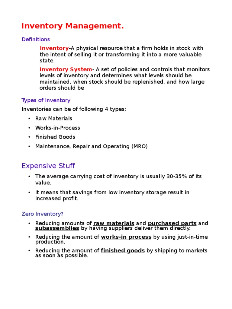 Inventory Management System Presentation | PDF | Inventory | Economics