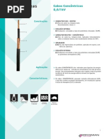 Ligação de Unidade Consumidora: Cabo Concêntrico | PDF | Distribuição ...