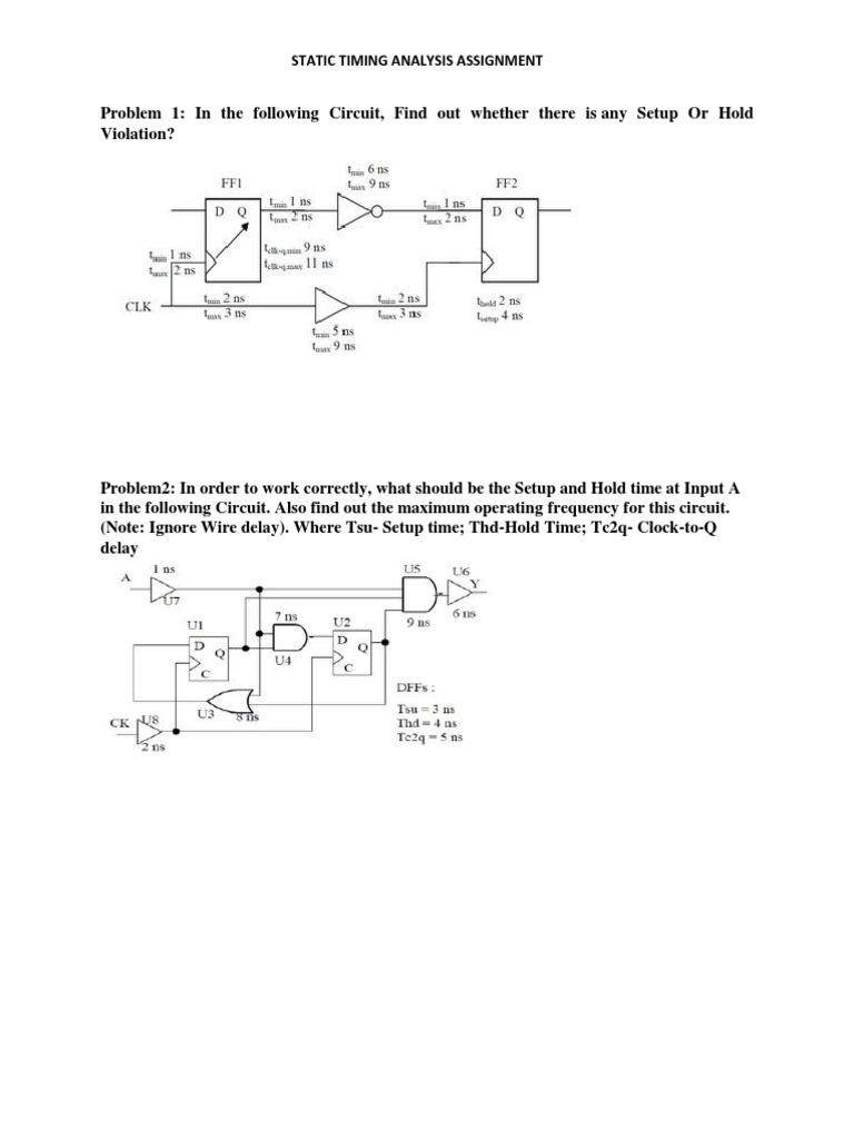 STA Assignments | PDF