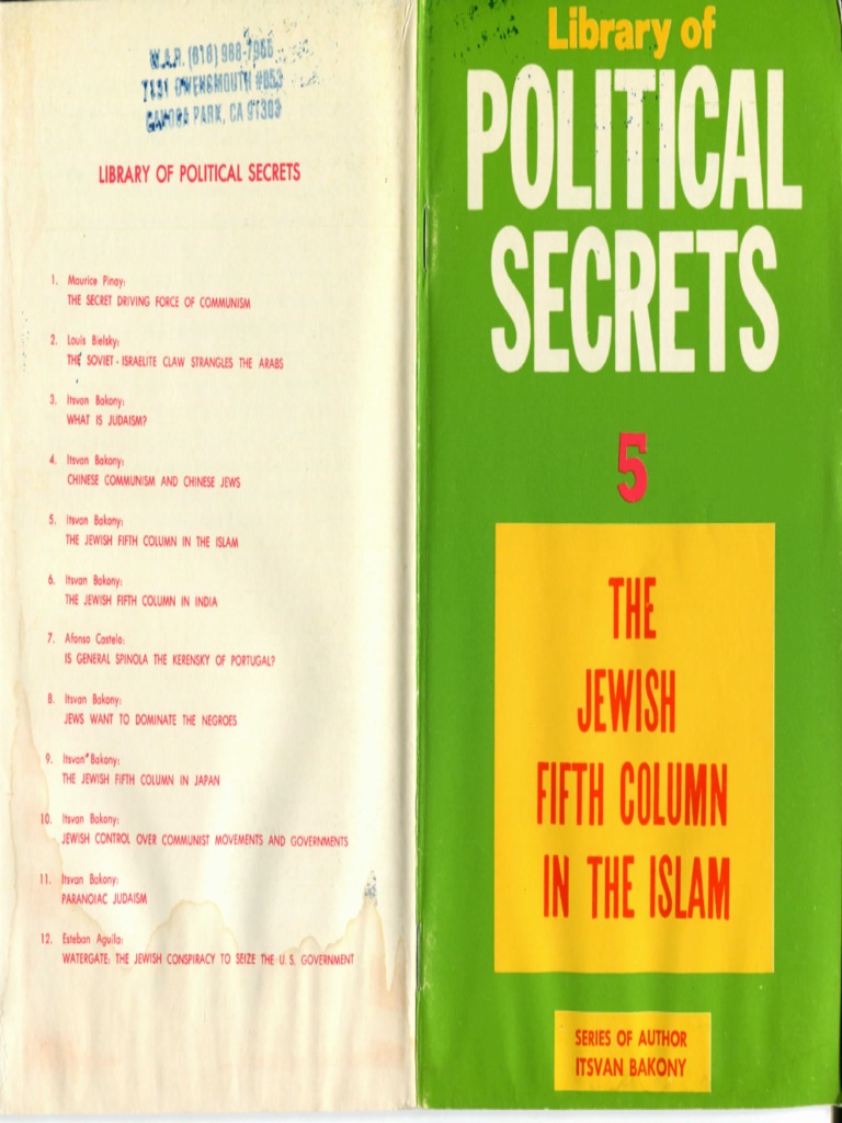 Jewish Fifth Column in Islam | PDF | Maimonides | Jews