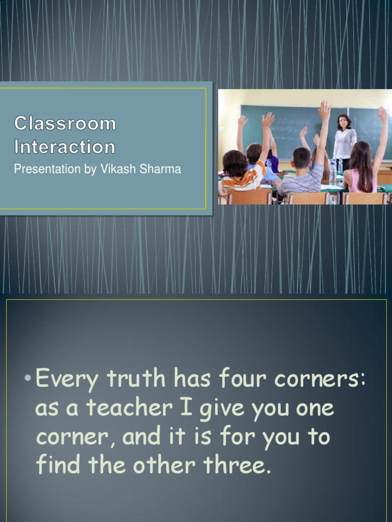 Enhancing Classroom Interaction Strategies | PDF | Career & Growth