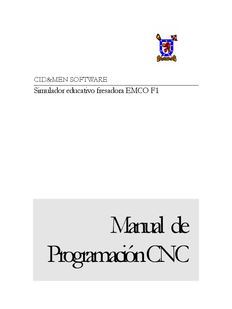 Manual CNC | PDF | Control numerico | Programa de computadora