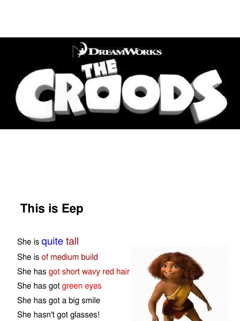 Meet the Croods Family | PDF | Cooking, Food & Wine