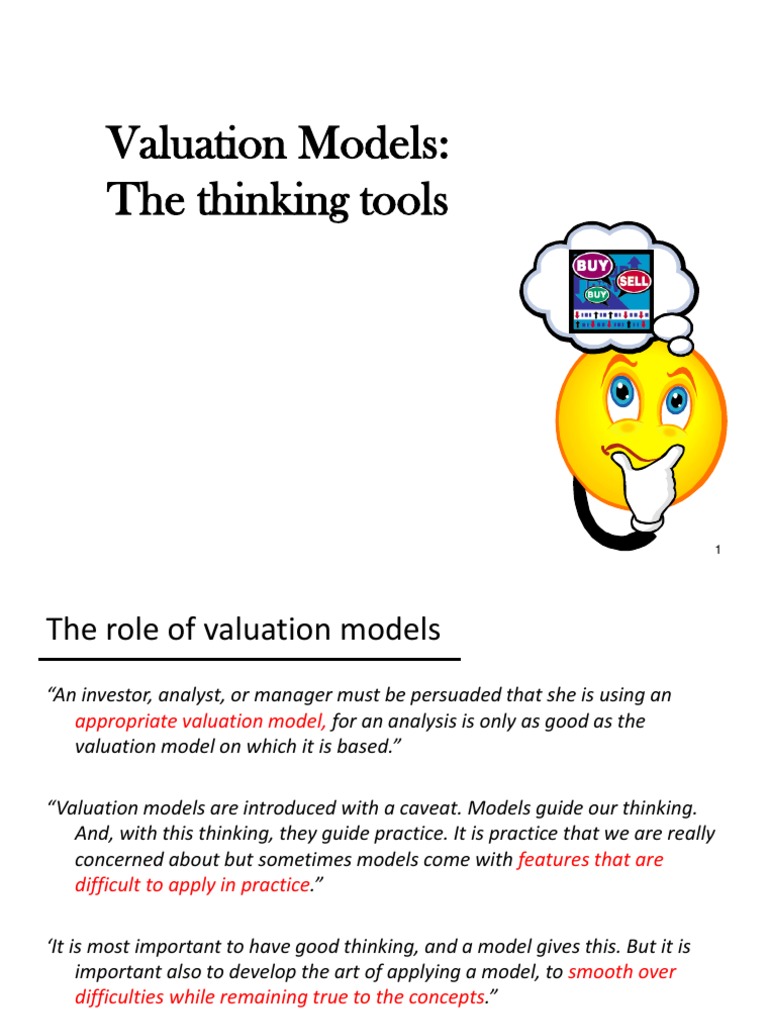 Valuation Models in Practice: A Comprehensive Guide to the Role and ...