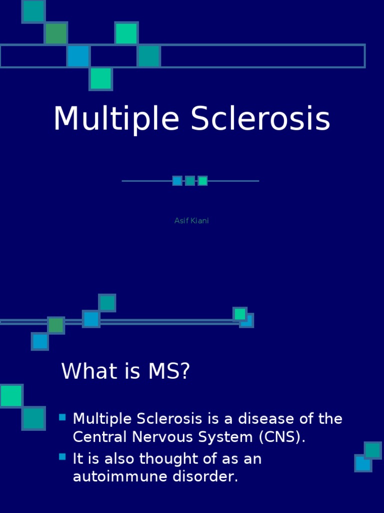 Multiple Sclerosis: Asif Kiani | Download Free PDF | Interferon ...