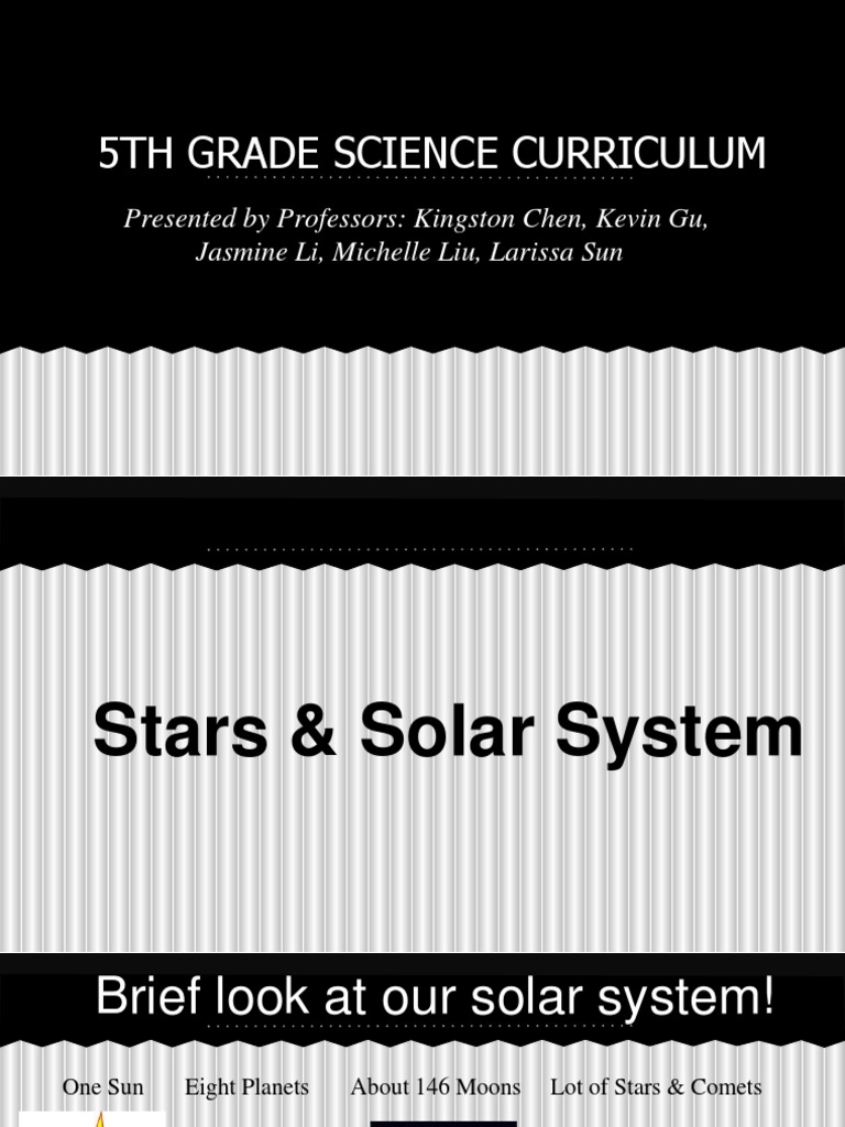 5th Grade Solar System Overview | PDF | Travel | Science & Mathematics