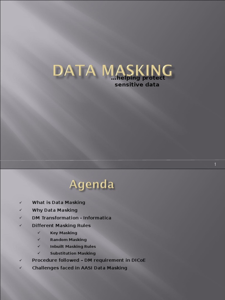 Data Masking Concept in Power Center | PDF | String (Computer Science ...