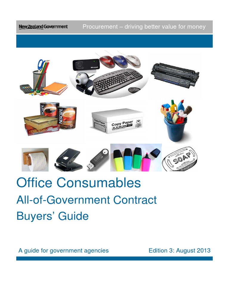 Buyers Guide Office Consumables | PDF | Supply Chain | Invoice