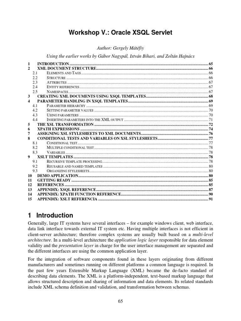 XSQL Design | PDF | Xslt | X Path