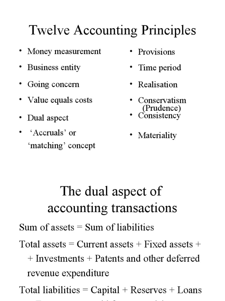 Key Accounting Principles Explained | PDF | Accrual | Expense