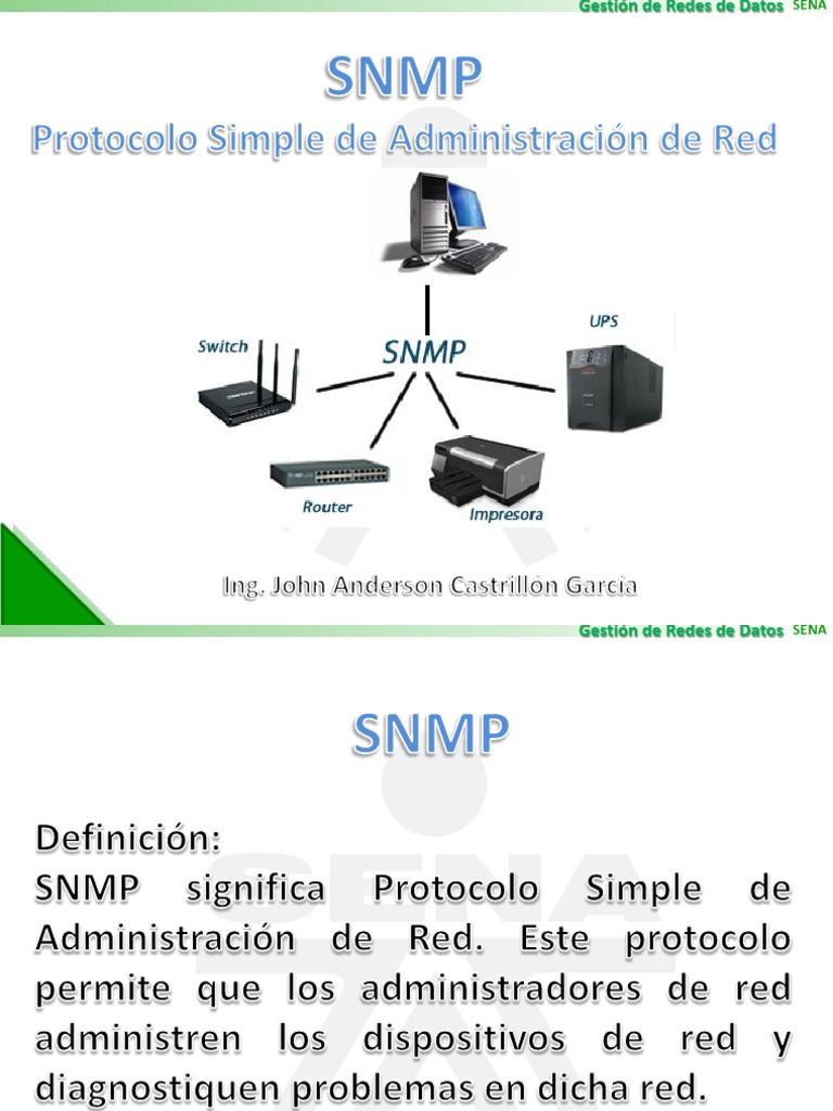 SNMP | PDF | Protocolos de red | Arquitectura de Computadores