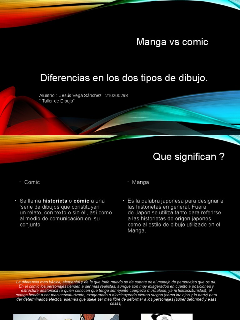 Manga Vs Comic | PDF | Cómics | Manga