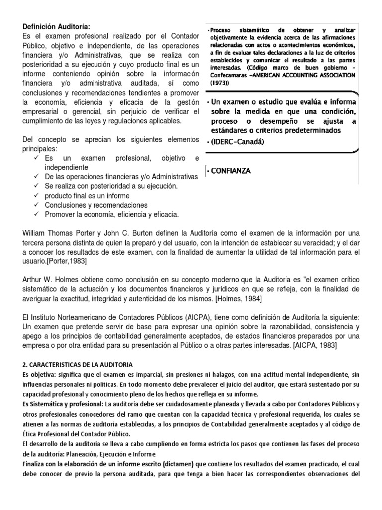 Terminos Basicos Auditoría | PDF | Auditoría financiera | Contralor