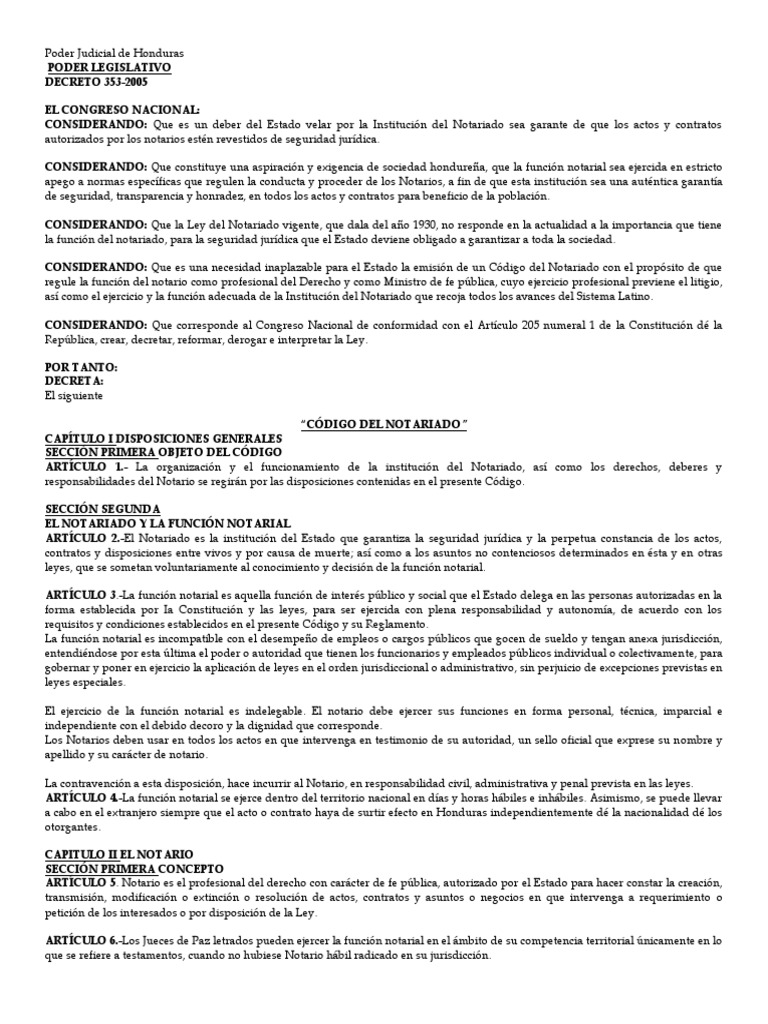 Codigo Del Notario | PDF | Ley común | Virtud