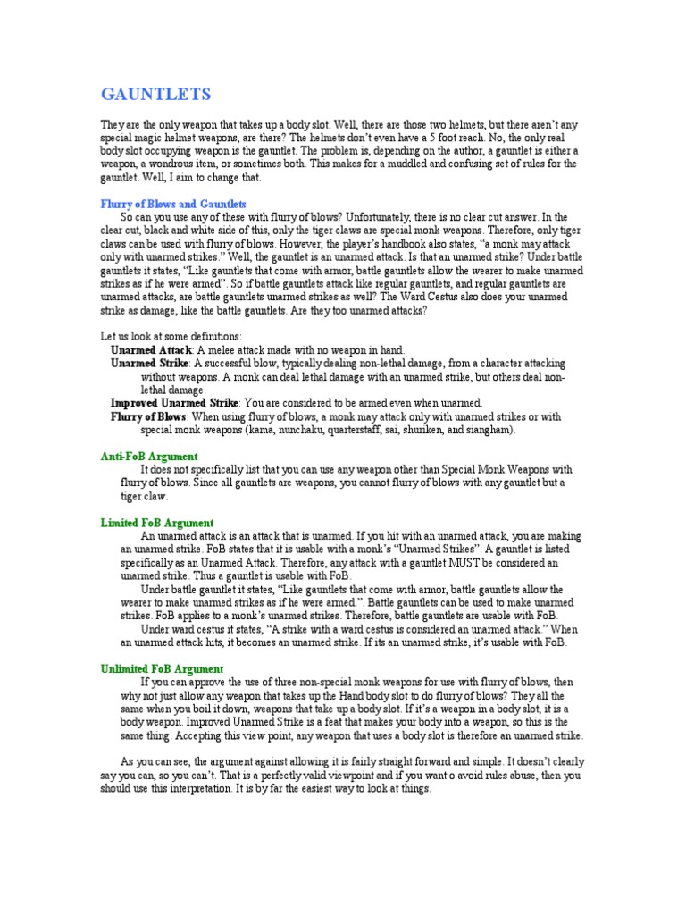 Gauntlet v1.03 | PDF | Leisure | Nature