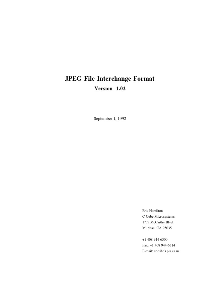 Jfif 1.02 | PDF | Computer Data | Electronic Engineering