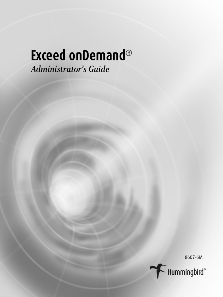 Exceed On Demand Admin Guide | PDF | Computer Cluster | Proxy Server