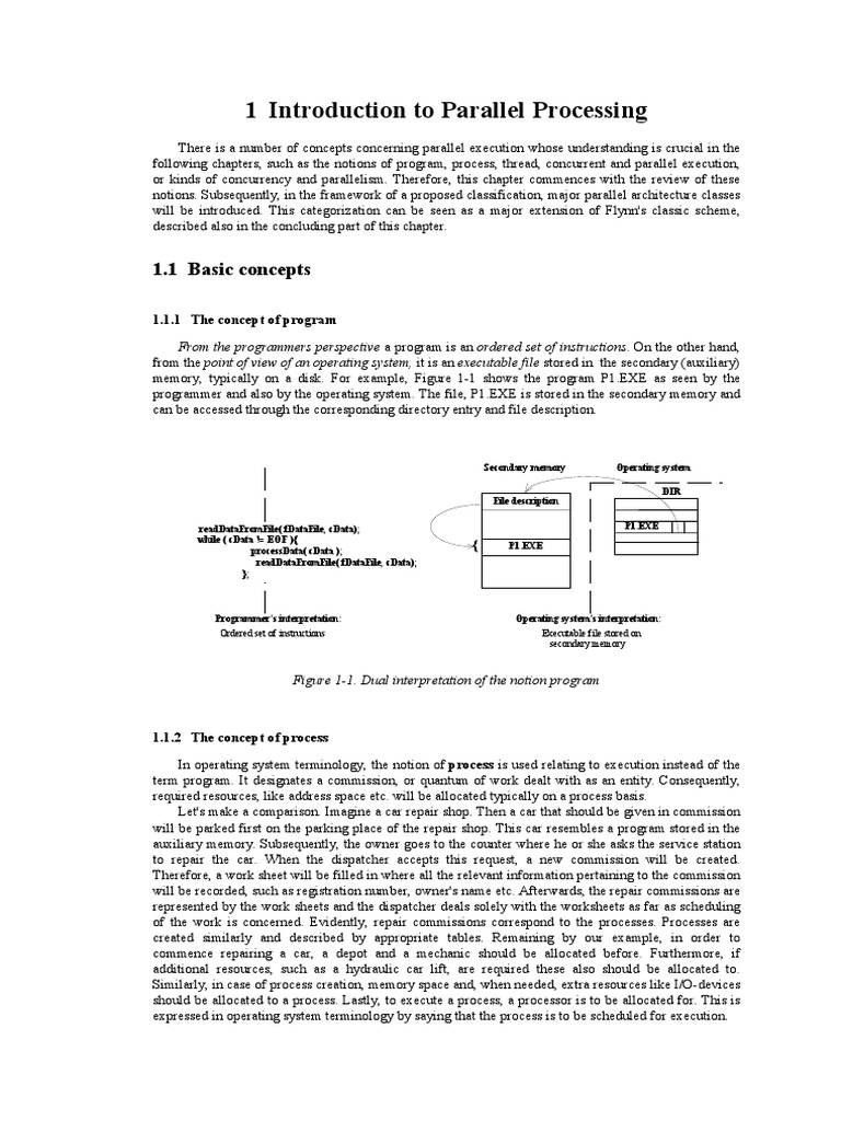 Introduction To Parallel Processing Tempusch1 Pdf Thread Computing Parallel Computing