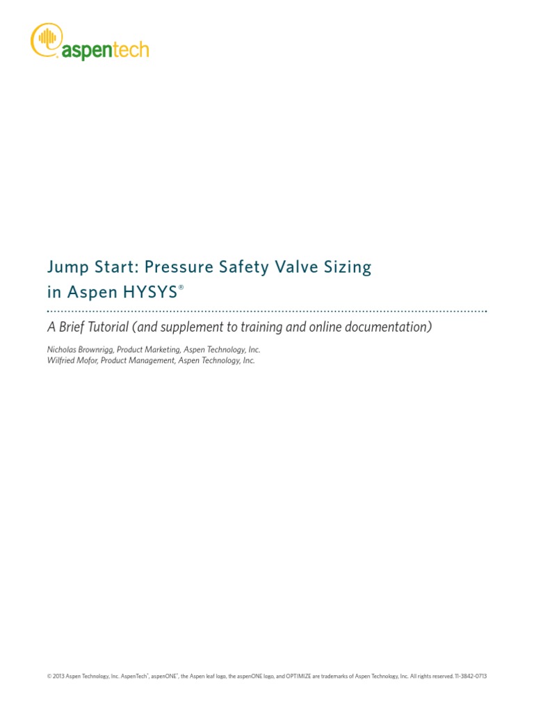 JS Pressure Safety Valve Final | PDF | Valve | Simulation