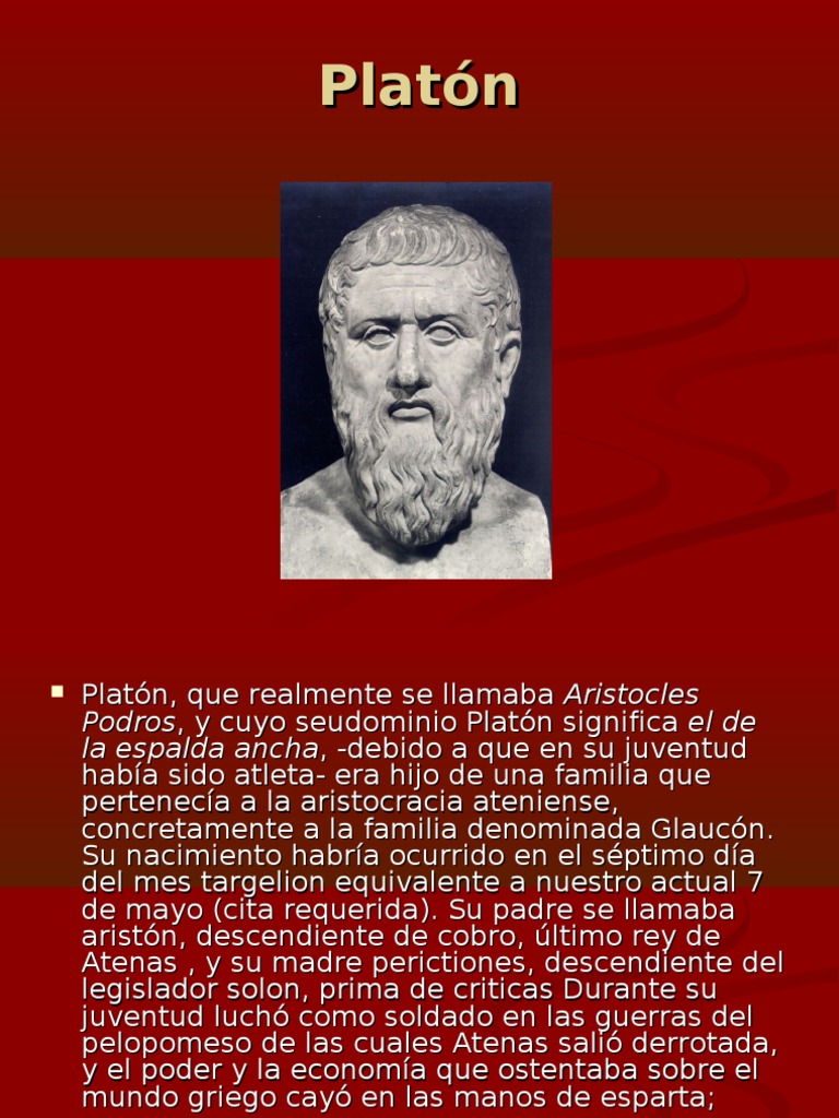 Vida y obras de Platón: filosofía y diálogos | PDF | Los antiguos ...