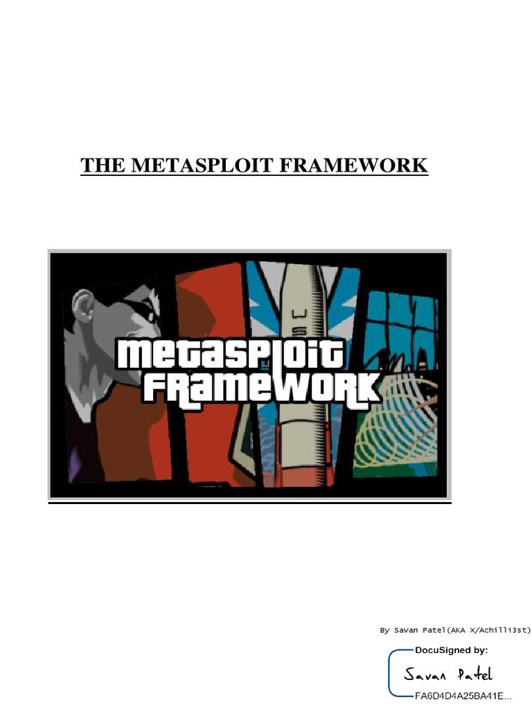 Metasploit Framework by Achilli3st | PDF | Penetration Test | Cybercrime
