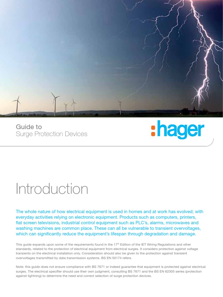 Guide To Surge Protection Devices | PDF | Electrical Components ...