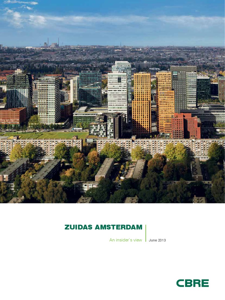CBRE Zuidas Amsterdam (Jun 2013) | PDF | Amsterdam | Lease