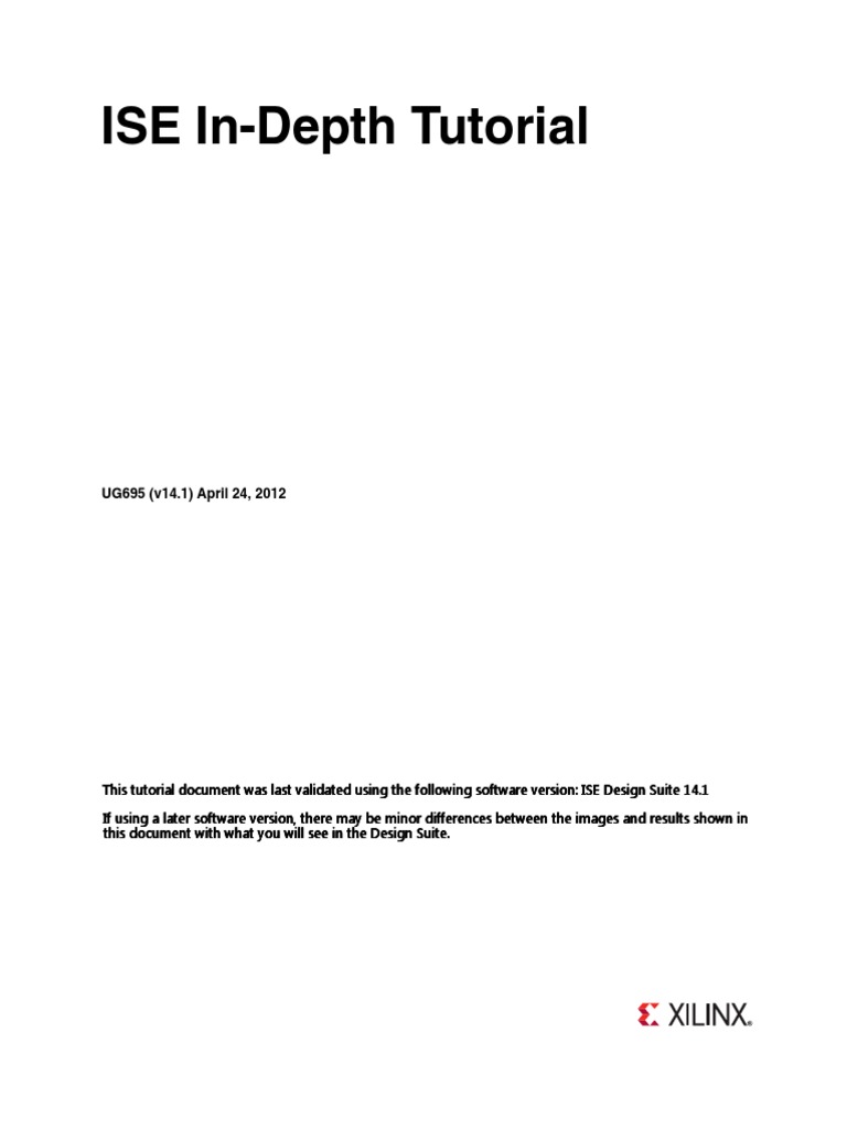 Xilinx Ise Tutorial | PDF | Hardware Description Language | Vhdl