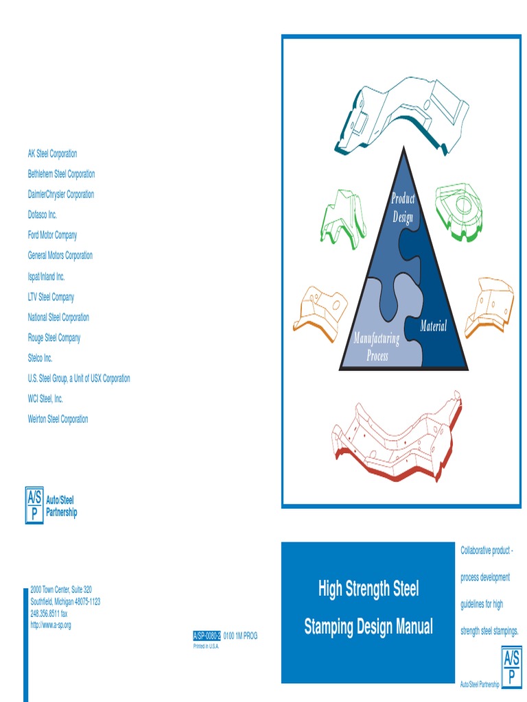 High Strength Steel Stamping Design Manual | Download Free PDF ...