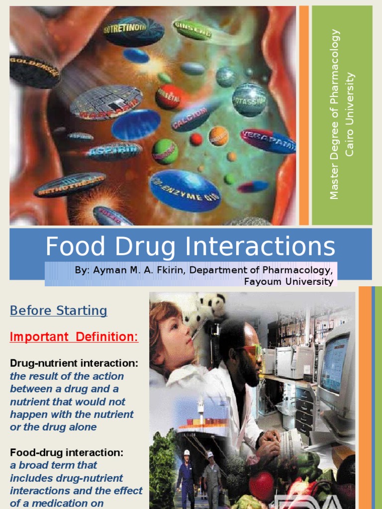 Food Drug Interaction | PDF | Digestion | Stomach