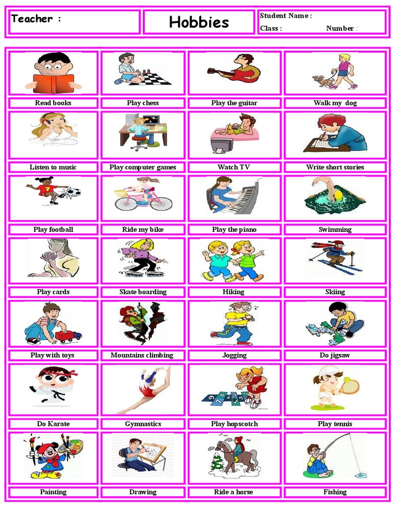 Hobbies 1 | PDF