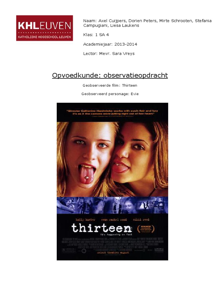 Opdracht Opvoedkunde | PDF