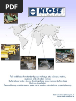 Conception of Buffer Stop Blocks: Miguel R. Bugarín | PDF | Friction | Train