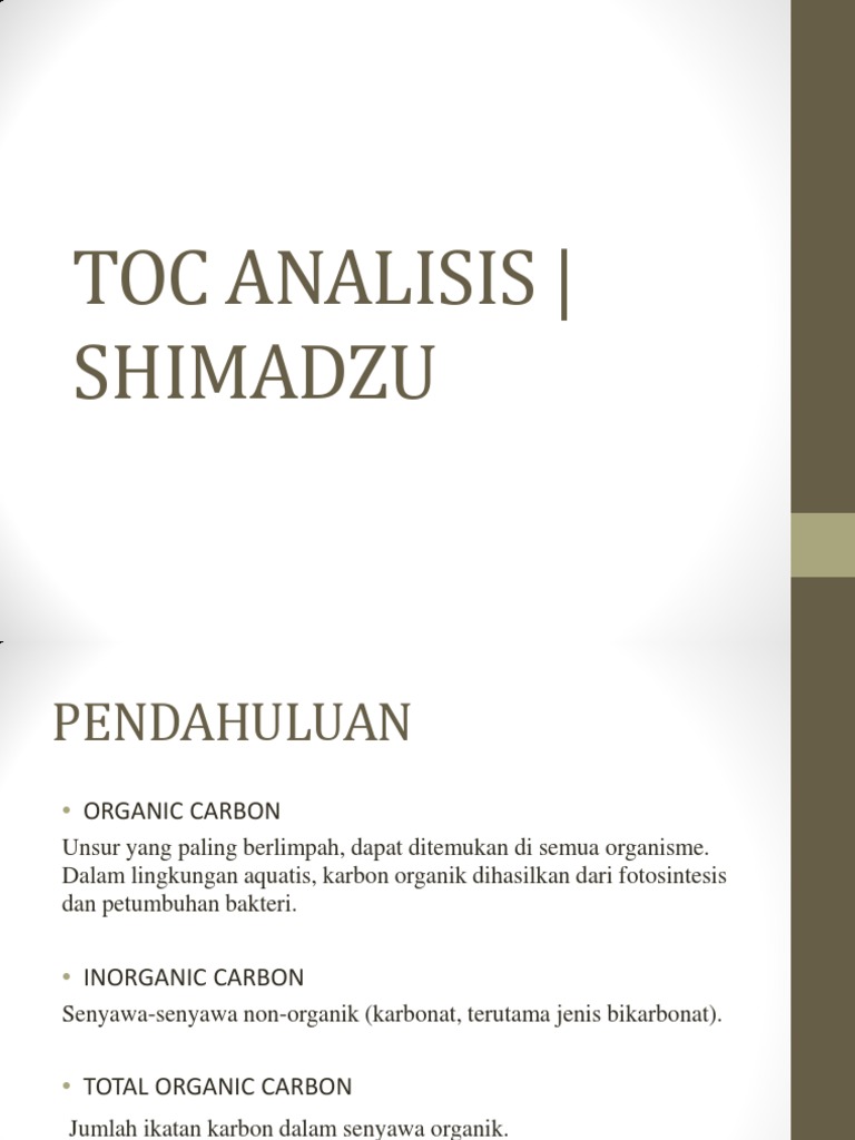 Toc Analisis | PDF