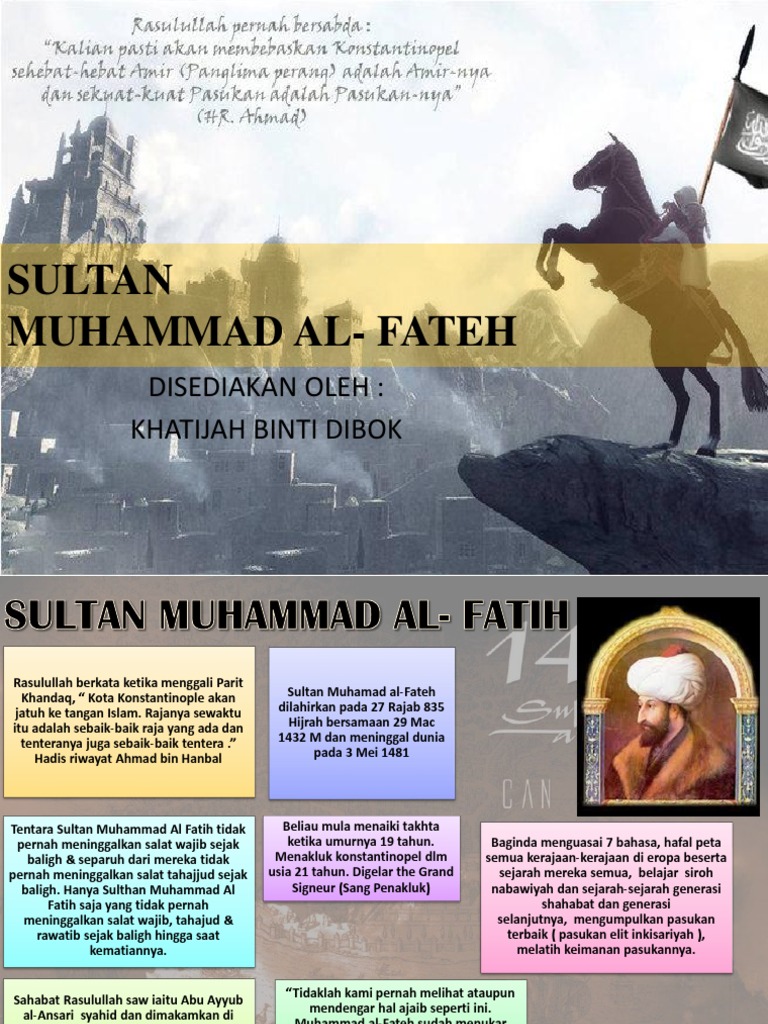 Kejayaan Sultan Muhammad Al-Fateh | PDF