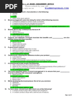MCQ - Brand Management With Answer Key PDF | PDF | Brand | Brand Management