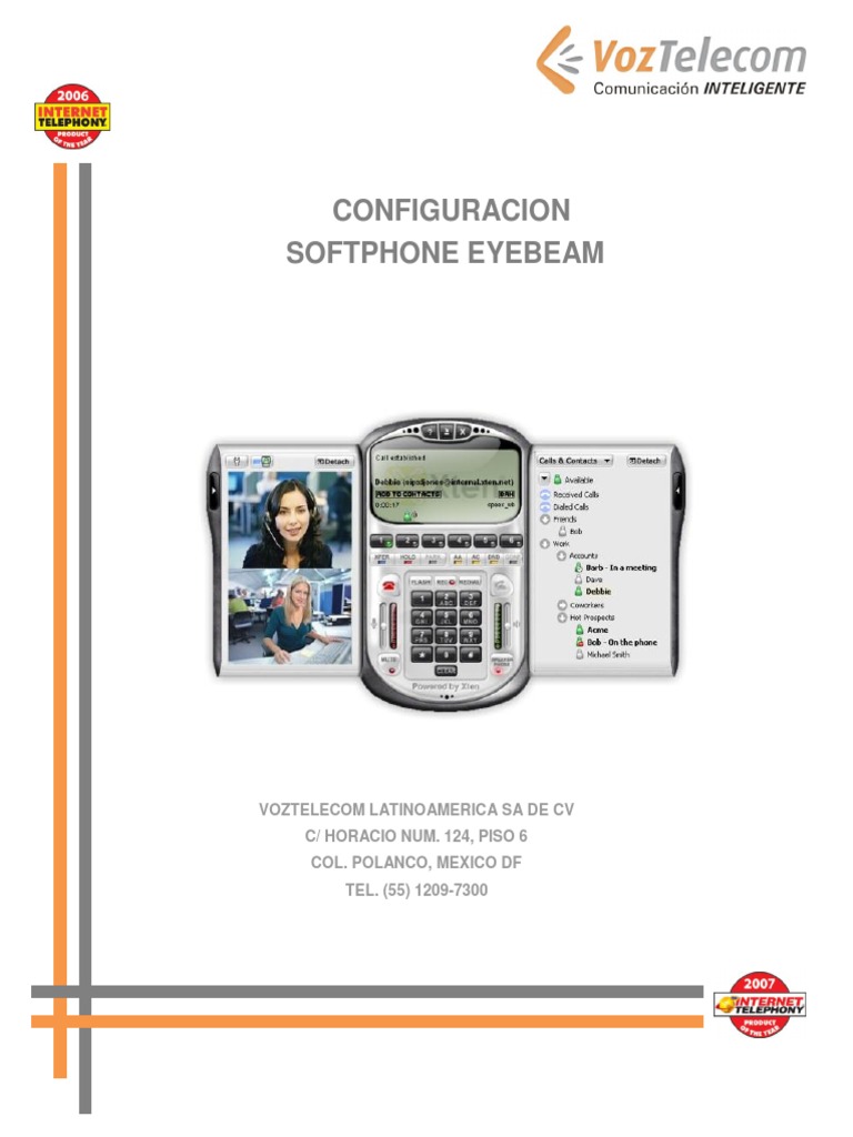 Manual Softphone Eyebeam | PDF | Tecnología de medios | Internet