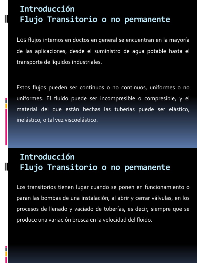 Flujo transitorio