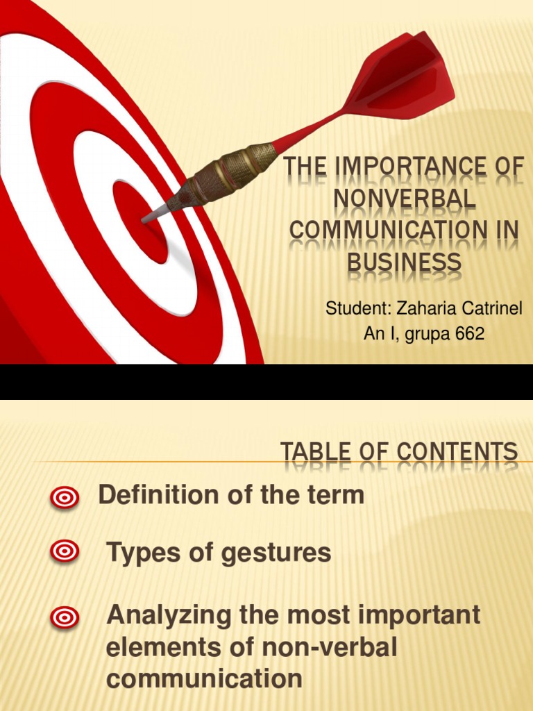 The Importance of Nonverbal Communication in Business | Nonverbal ...